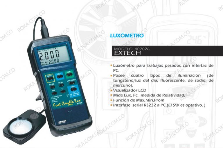 Luxómetros-Venta – Venta de equipos de medicion y seguridad industrial ...